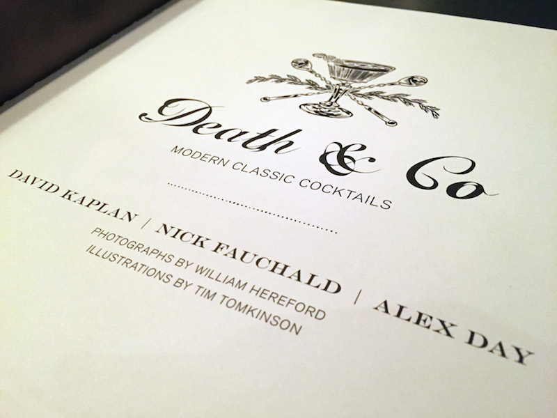 Death & Co Cocktail Book